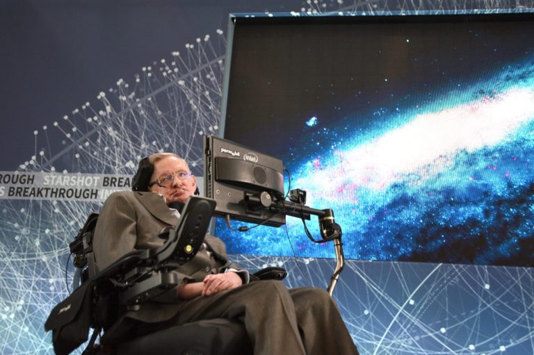 PROFESSOR STEPHEN HAWKING'S WORDS BEAMED INTO SPACE | Disability Talk